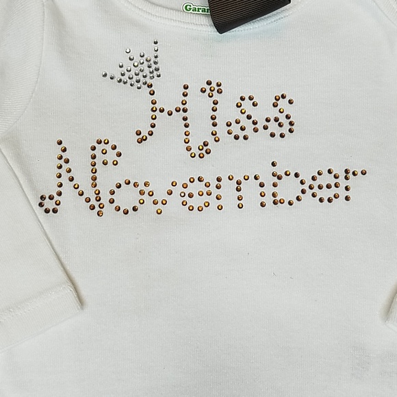 One Pieces | 3 To 6 Months Miss November Custommade Onesie | Poshmark